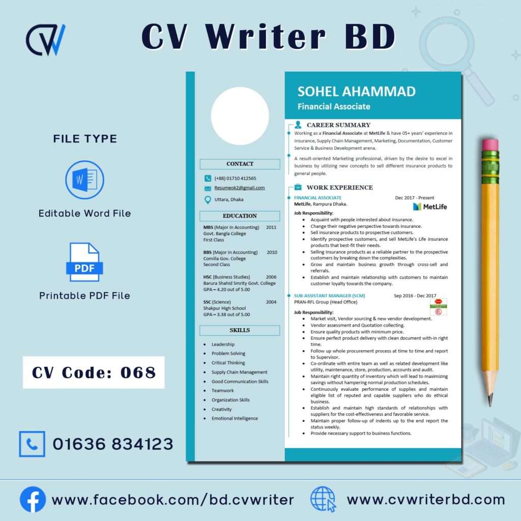 Modern CV – CV Writer BD