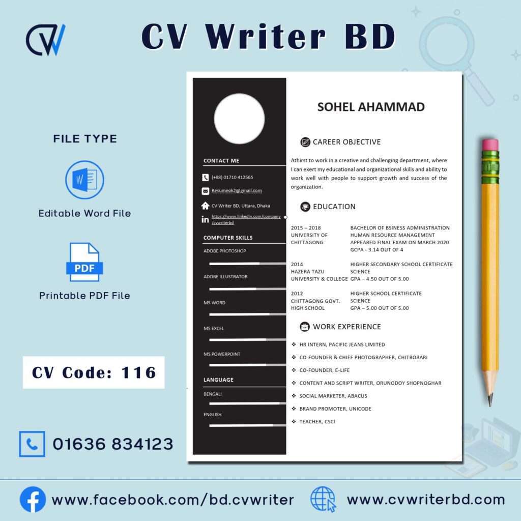 Modern CV – CV Writer BD