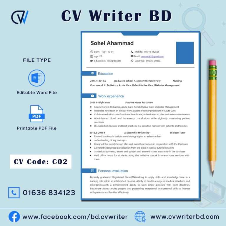 Modern CV – CV Writer BD
