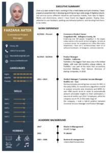 Resume Template – CV Writer BD