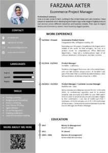 Resume Template – CV Writer BD